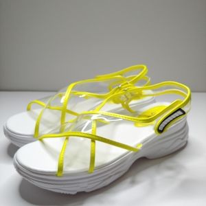 Sugar | Shoes | Sugar Neon Zappy Double Strap Sandals | Poshmark